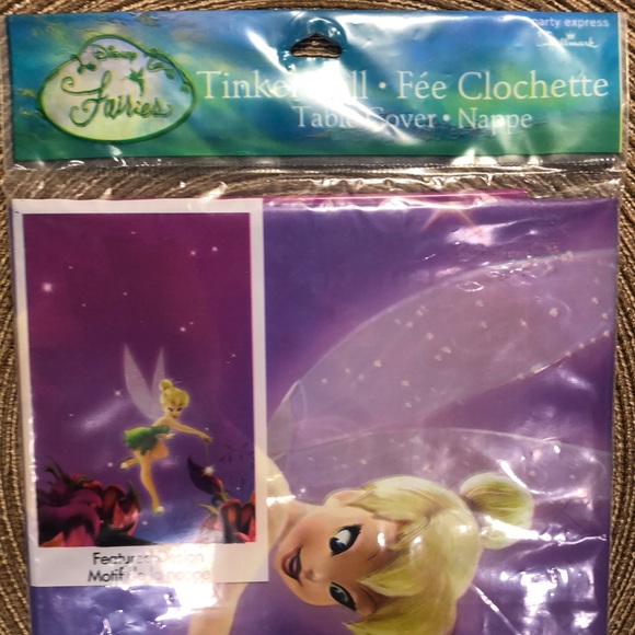 Disney | Party Supplies | Disney Fairies Tinkerbell Table Cover | Poshmark